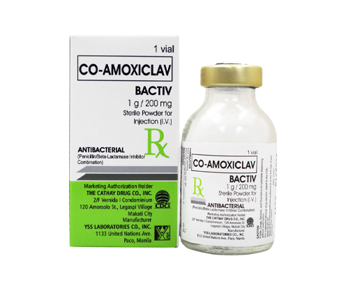 BACTIV 1 g / 200 mg (vial)