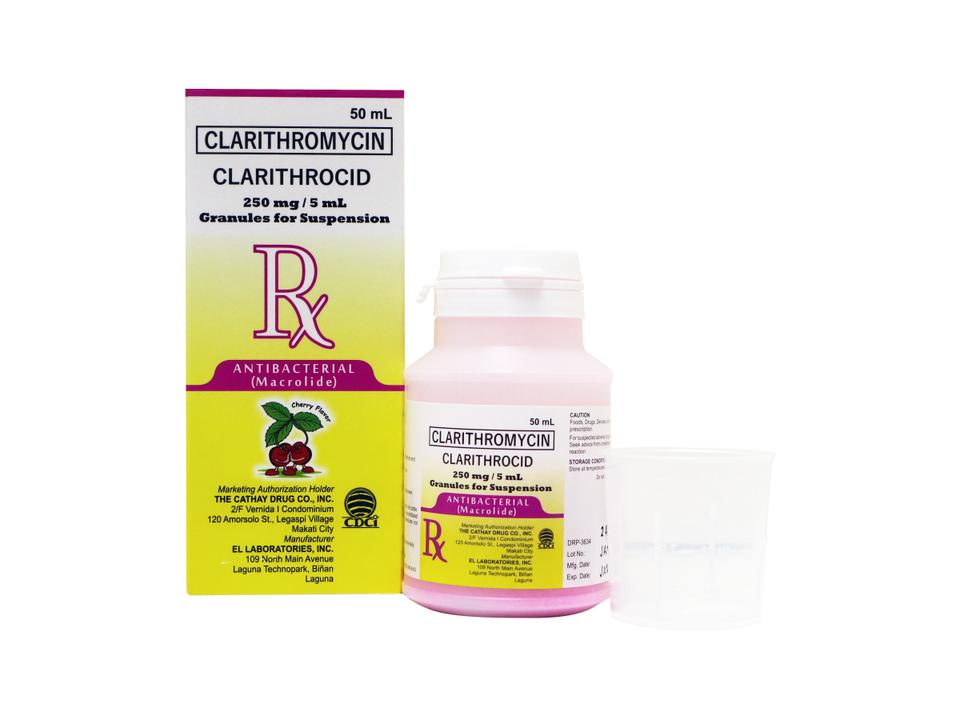 CLARITHROCID 250 mg/ 5 mL (50 mL)
