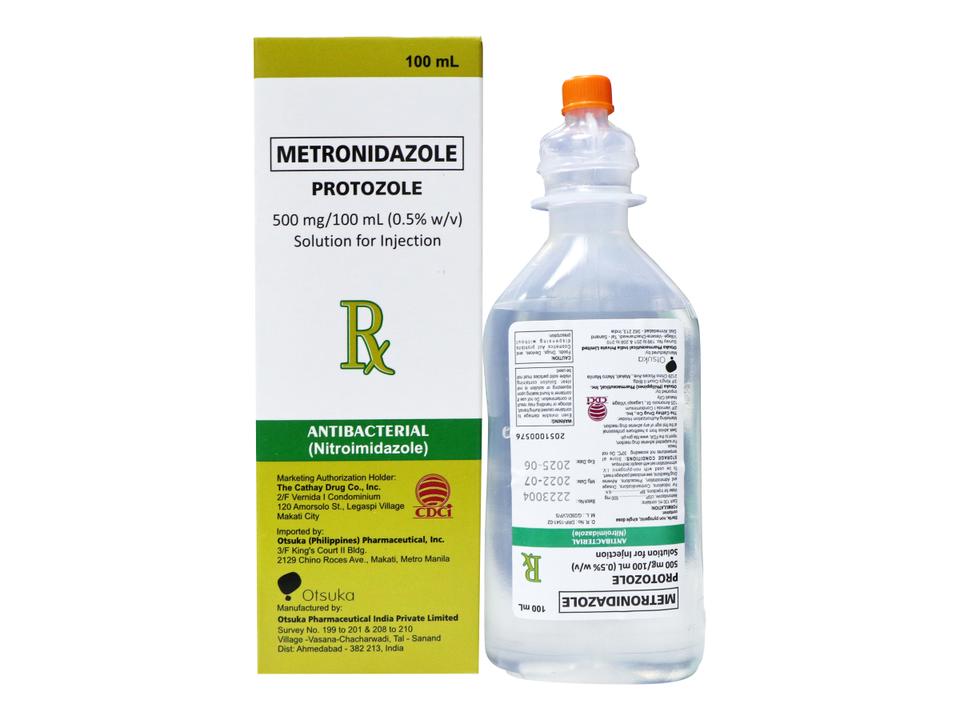 PROTOZOLE 500 mg / 100 mL (Injection)