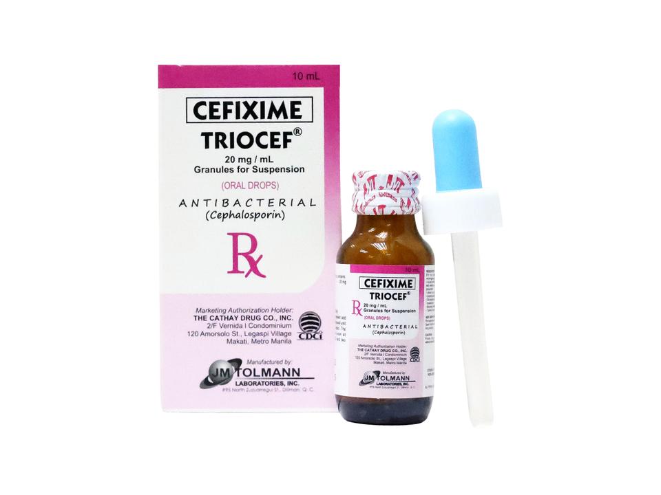 TRIOCEF 20 mg / mL (Oral Drops)