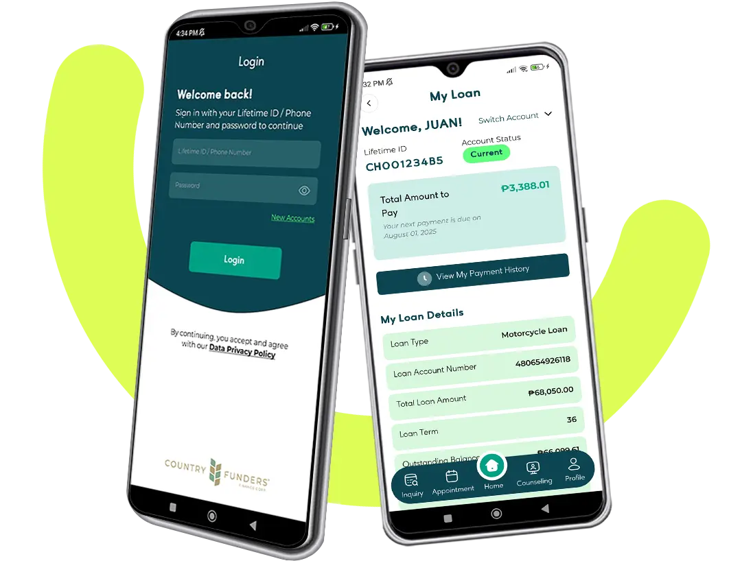 Mobile App - Country Funders Finance Corporation